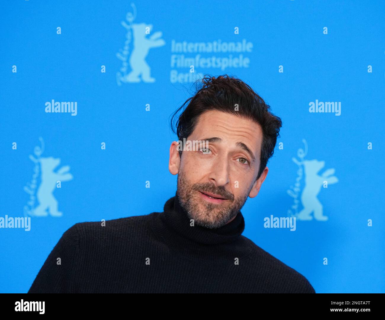 Berlin, Germany. 18th Feb, 2023. Actor Adrien Brody photographed at the ...