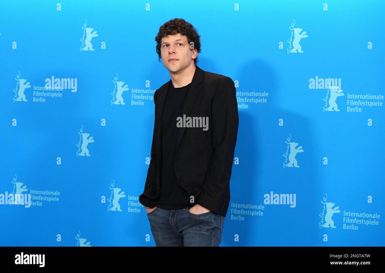 Berlin, Germany. 18th Feb, 2023. Actor Jesse Eisenberg, photographed at ...