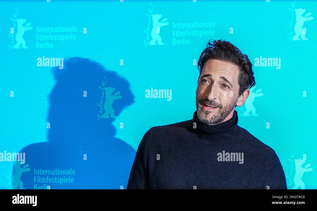 Berlin, Germany. 18th Feb, 2023. Actor Adrien Brody photographed at the ...