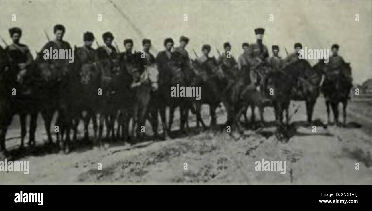 Troops of the Wild Division under the command of Kornilov Stock Photo ...