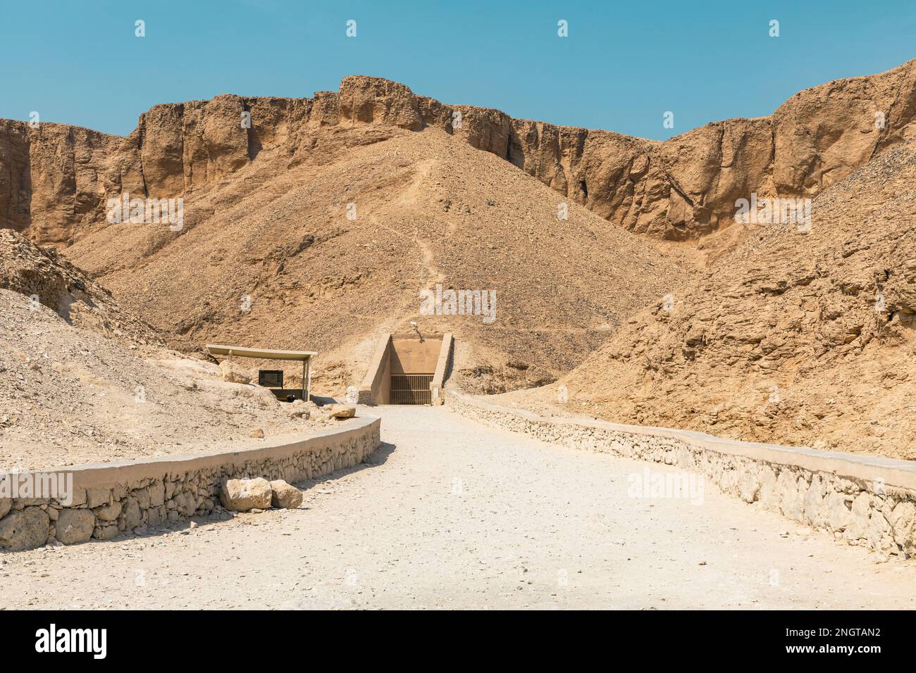 Valley of Kings in Luxor. The tombs of the pharaohs. Tutankhamun ...