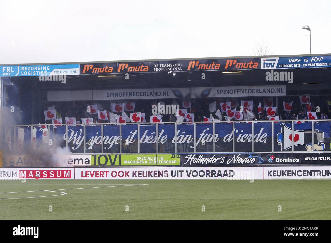 LEEUWARDEN, 19-02-2023, Cambuur Stadium, football, Dutch Eredivisie ...