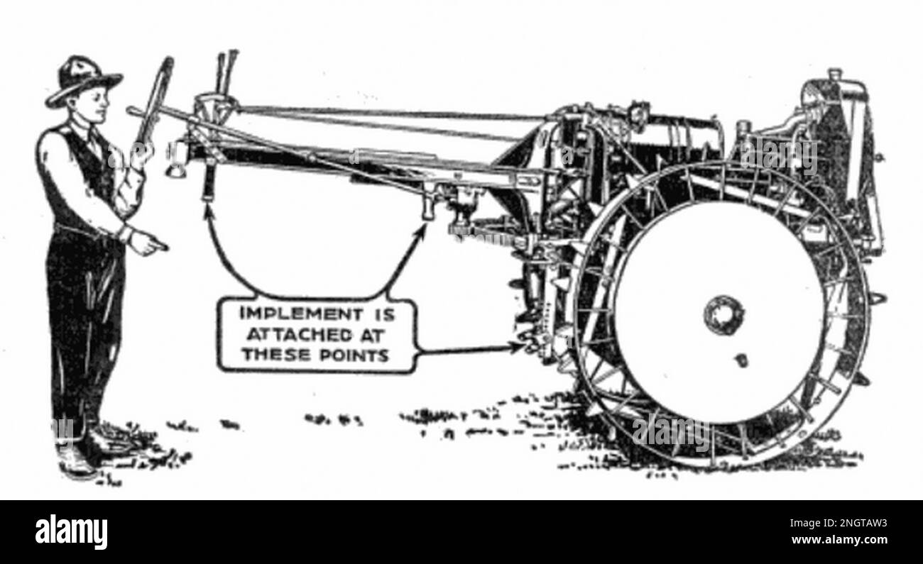 Moline Universal Tractor in Adams Common Sense 1920 Stock Photo - Alamy