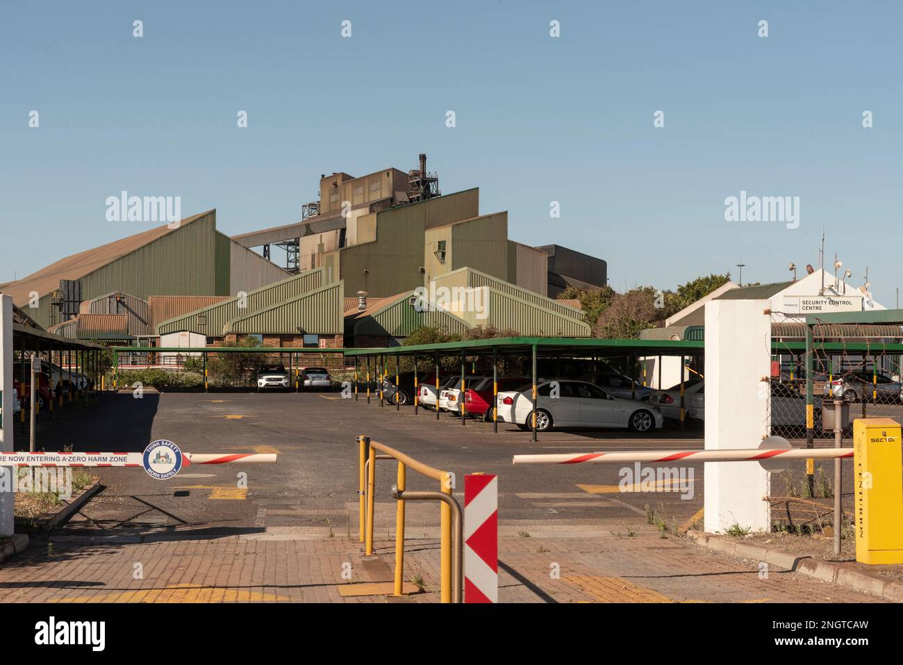 Saldanha, West Coast, South Africa. 2023. Smelter industrial plant main ...