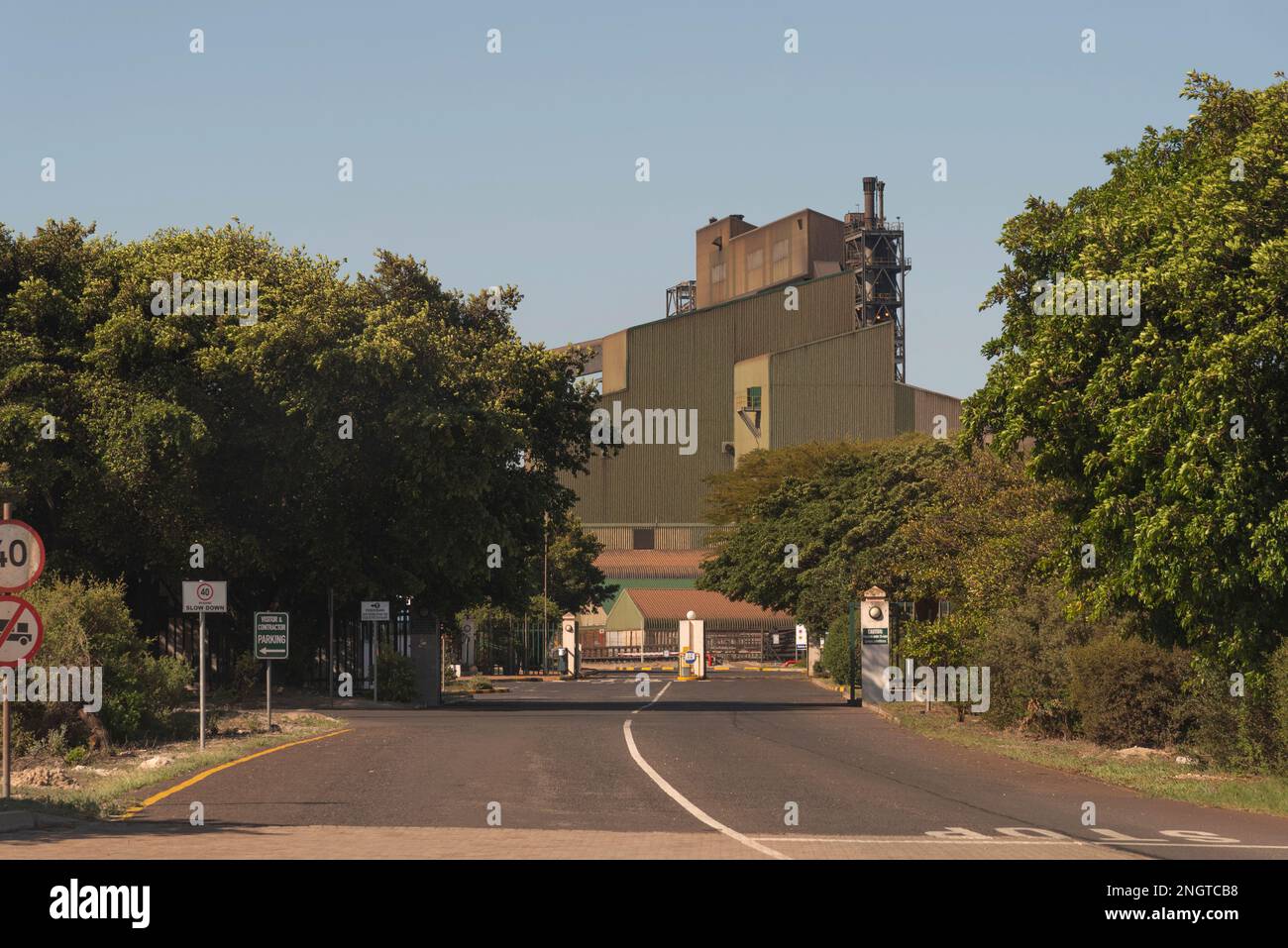 Saldanha, West Coast, South Africa. 2023. Smelter industrial plant main ...