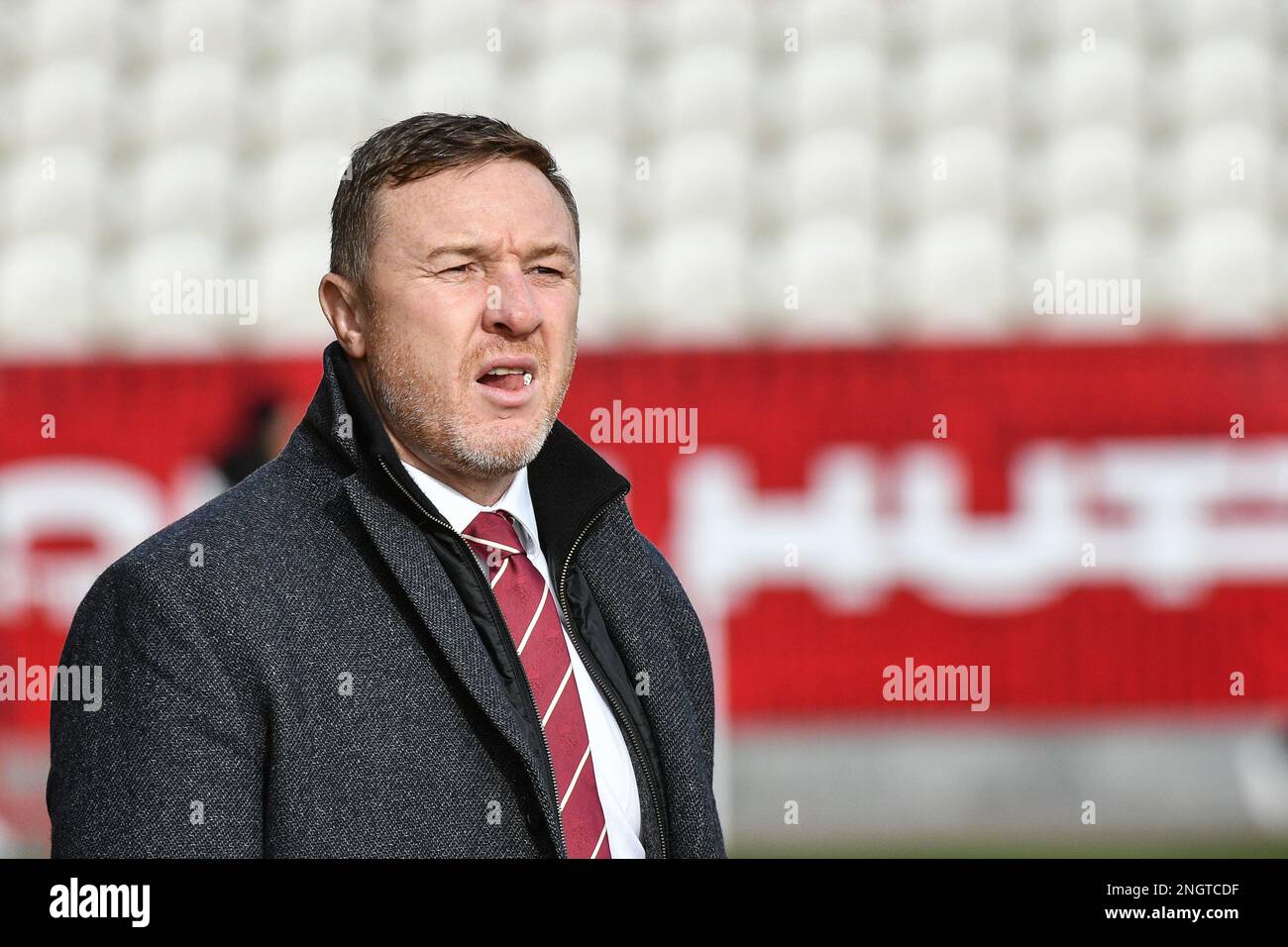 Kingston upon Hull, England -18th February 2023 - Kris Radlinksi. Rugby ...