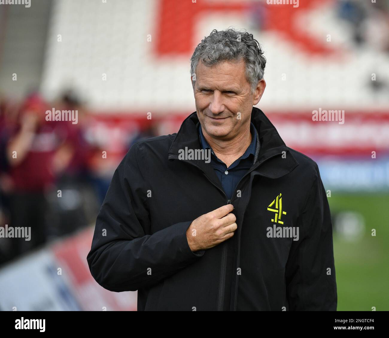 Rugby league presenter hi-res stock photography and images - Alamy