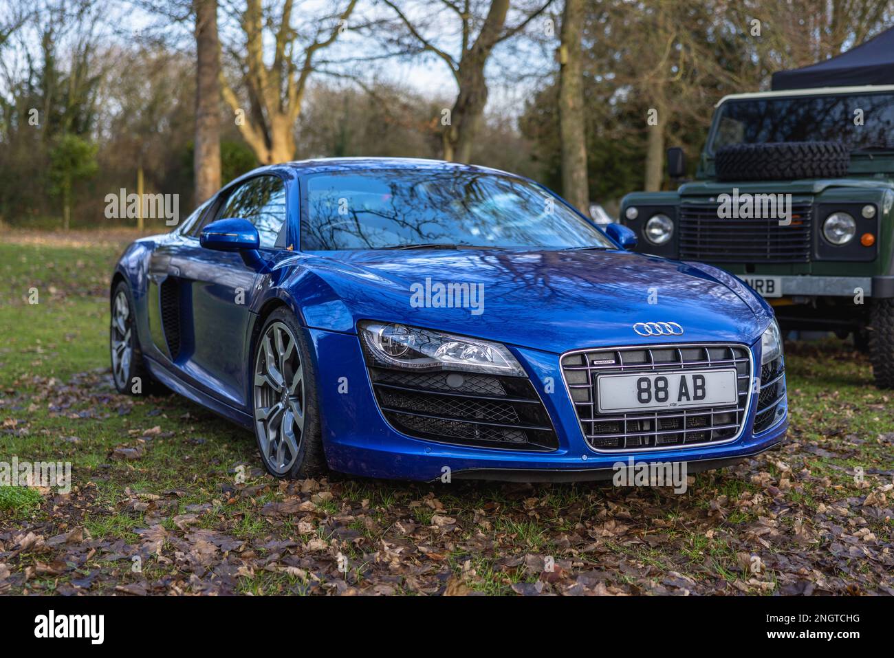 Audi R8 Wallpaper Blue