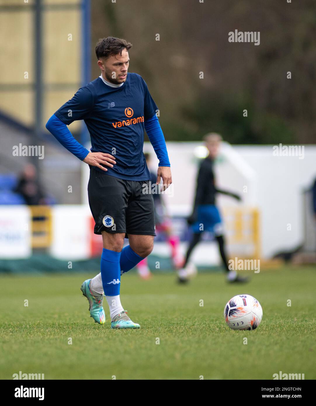 Chester, Cheshire, England 18th February 2023. Chester's Kurt ...