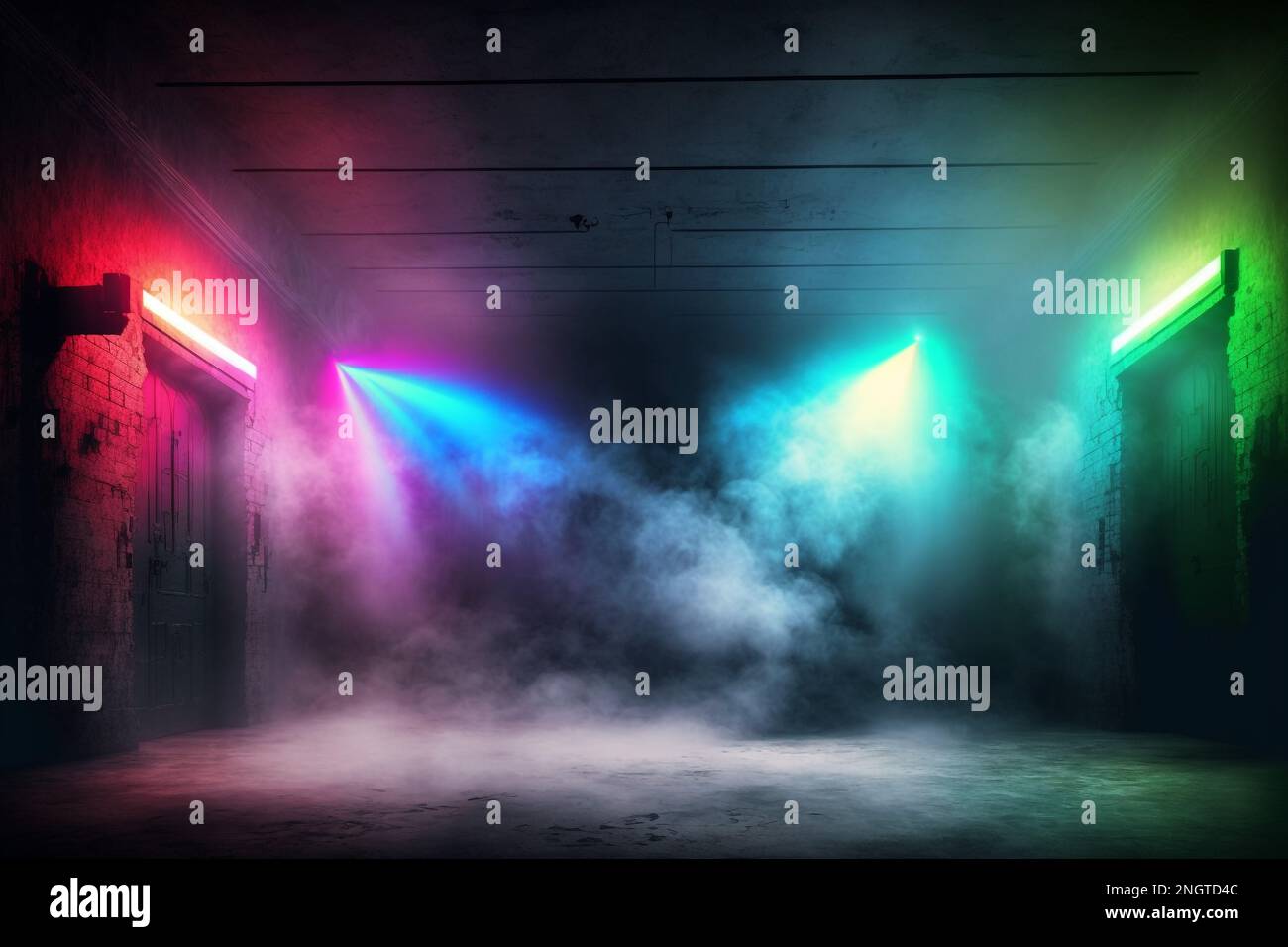 Dark laser room hi-res stock photography and images - Alamy