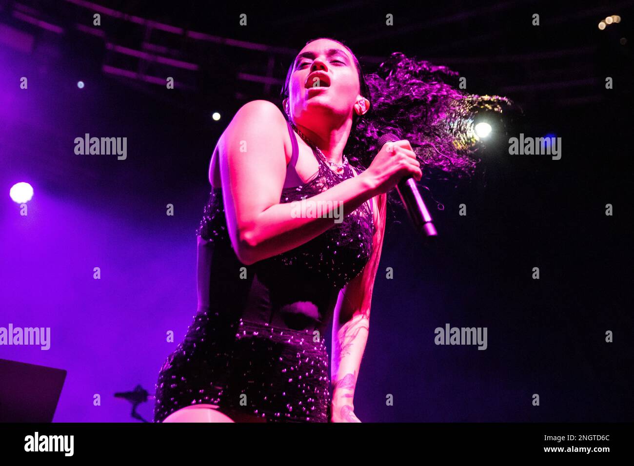 Milan Italy. 18 February 2023. The American singer-songwriter Lorely ...