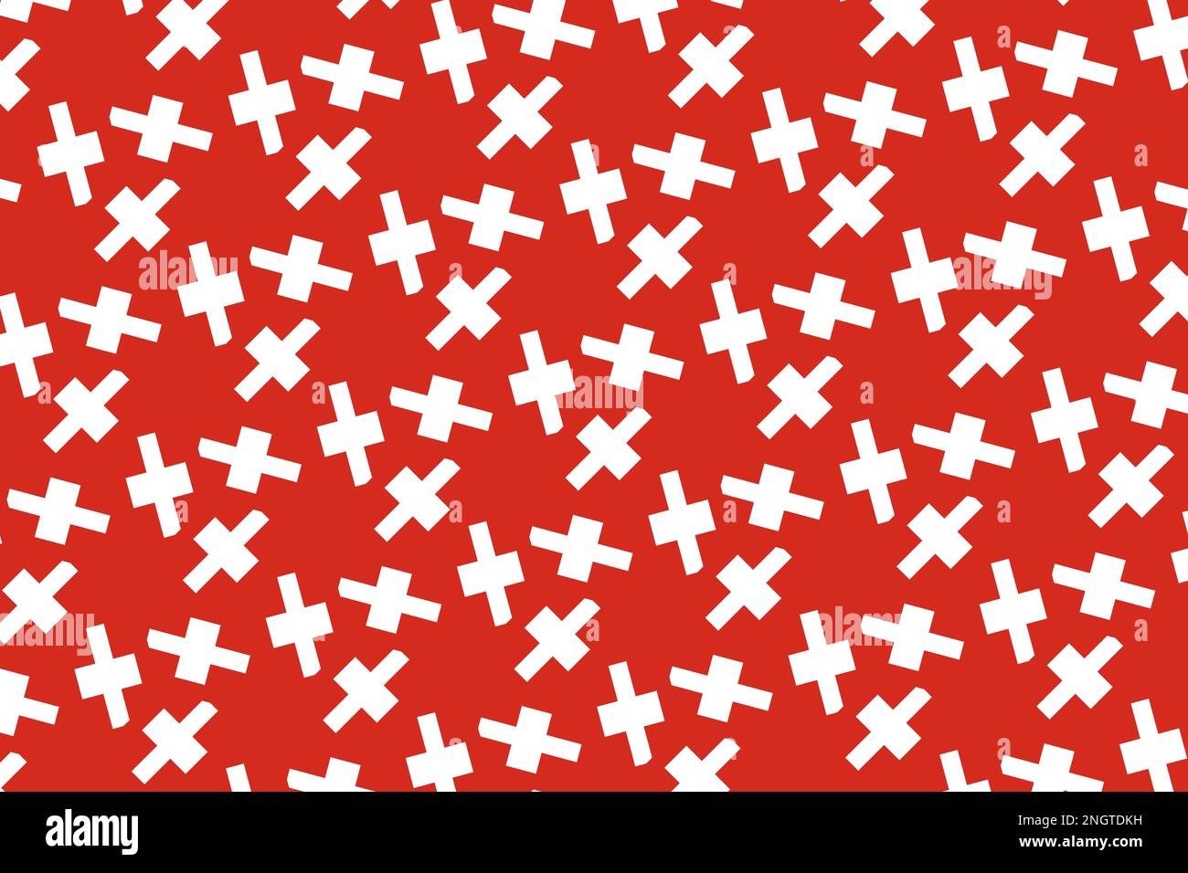 Geometric pattern in the colors of the national flag of Switzerland ...