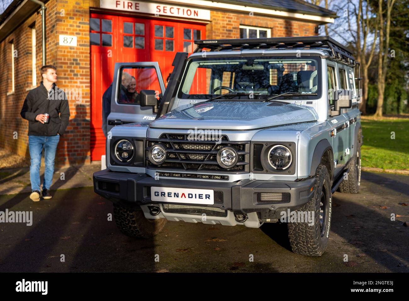 Ineos Grenadier, on display at the January Scramble held at the ...
