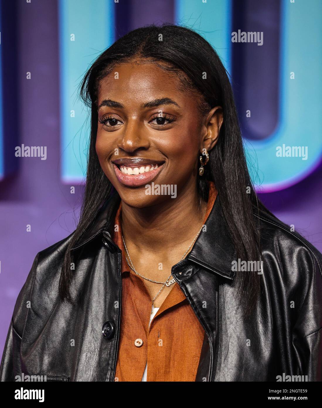 Cat Burns seen attending the UK Gala Screening of "Ant-Man and the Wasp ...