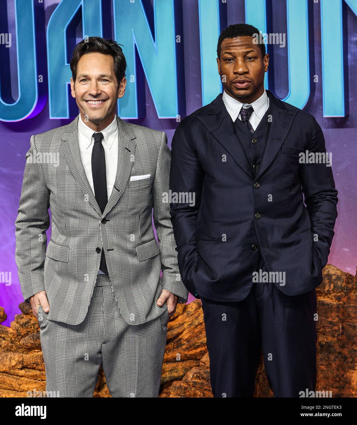 Paul Rudd and Jonathan Majors seen attending the UK Gala Screening of ...