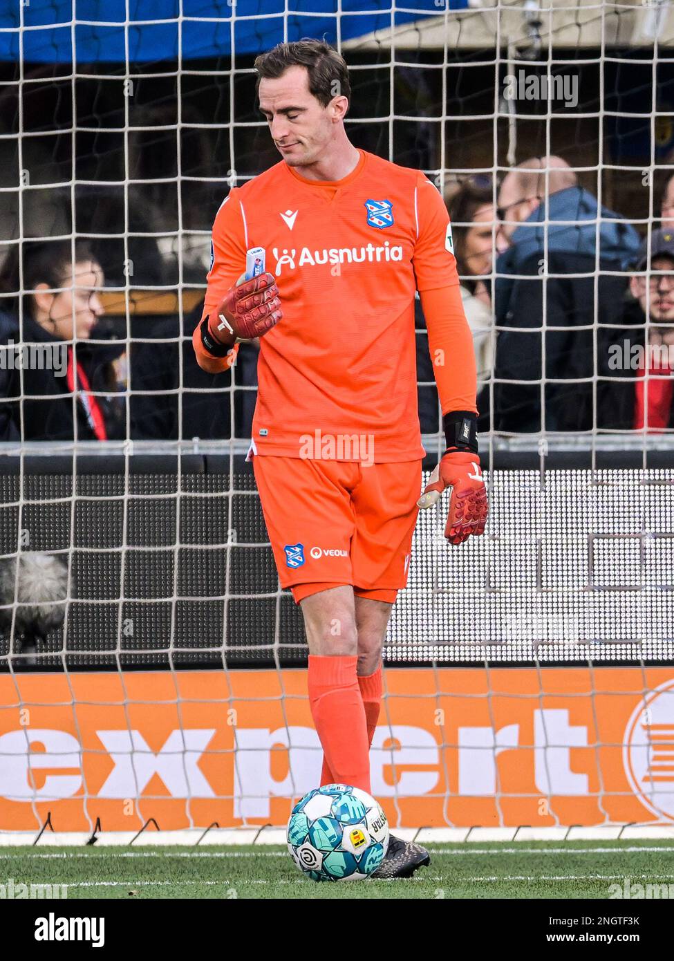 LEEUWARDEN - SC Heerenveen goalkeeper Xavier Mous during the Dutch ...