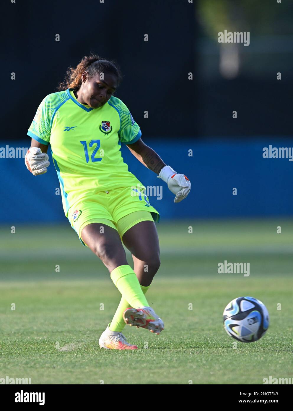 Yenith Bailey of Panama National Women's soccer team seen in action ...