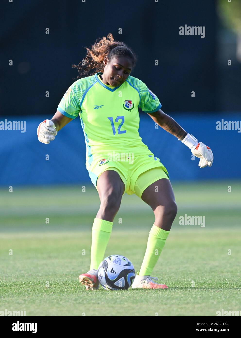 Yenith Bailey of Panama National Women's soccer team seen in action ...
