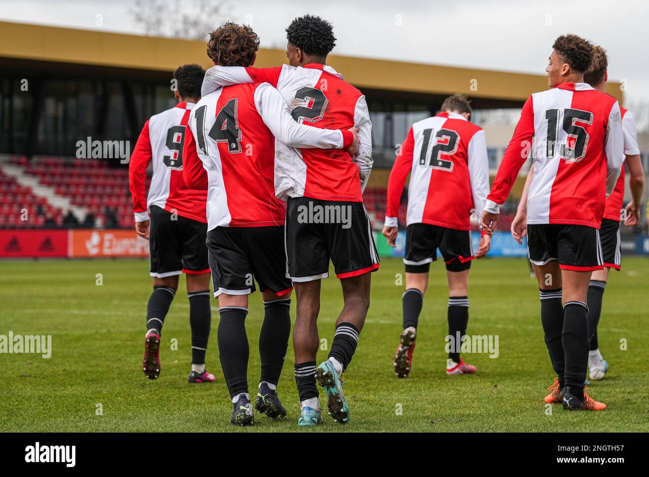 Rotterdam - Marleyson Cruz celebrates the 6-0 during the match between ...