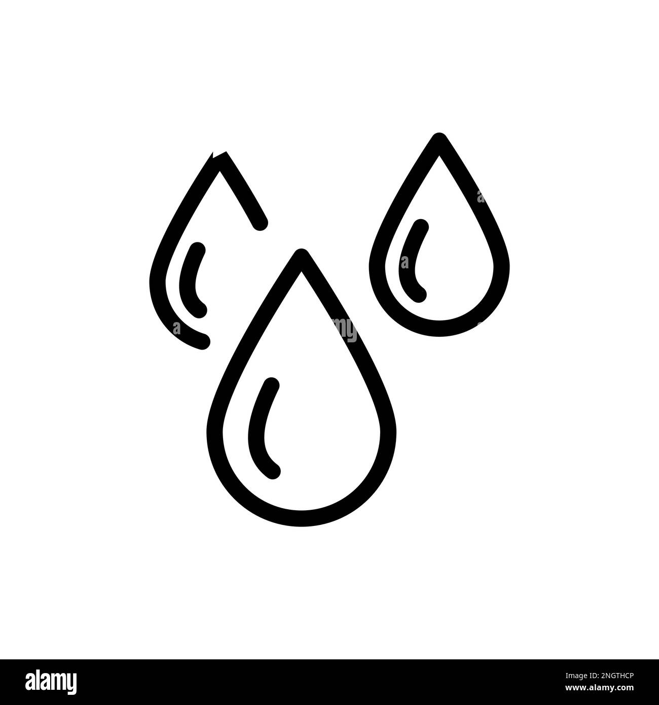 Watery drops Stock Vector Images - Alamy