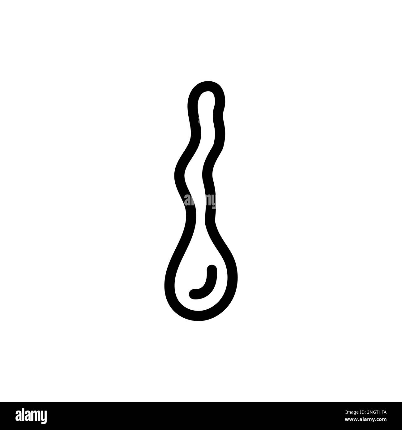 Liquid flow color line icon. Water drop Stock Vector Image & Art - Alamy