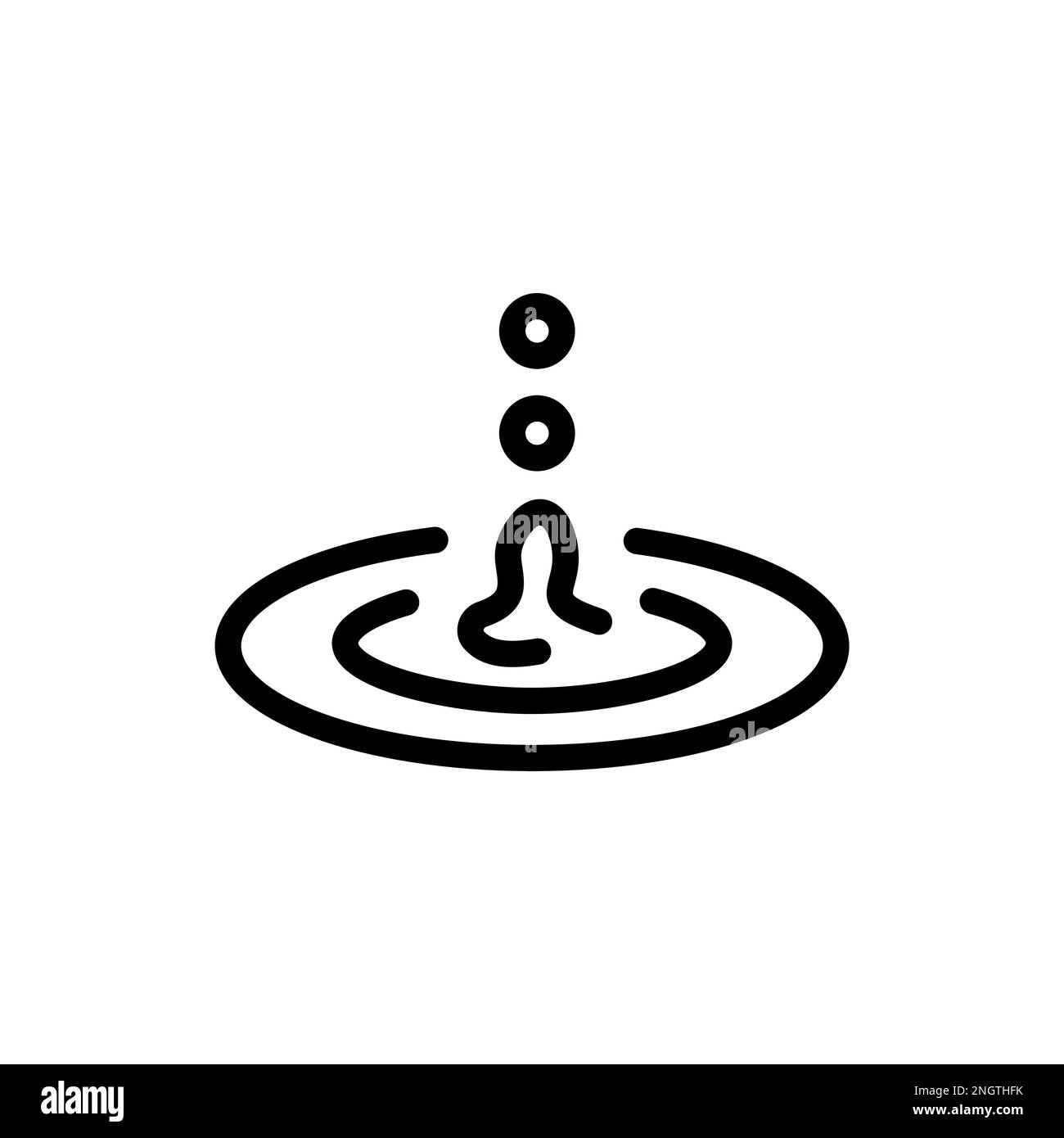 Cartoon water droplet Black and White Stock Photos & Images - Alamy