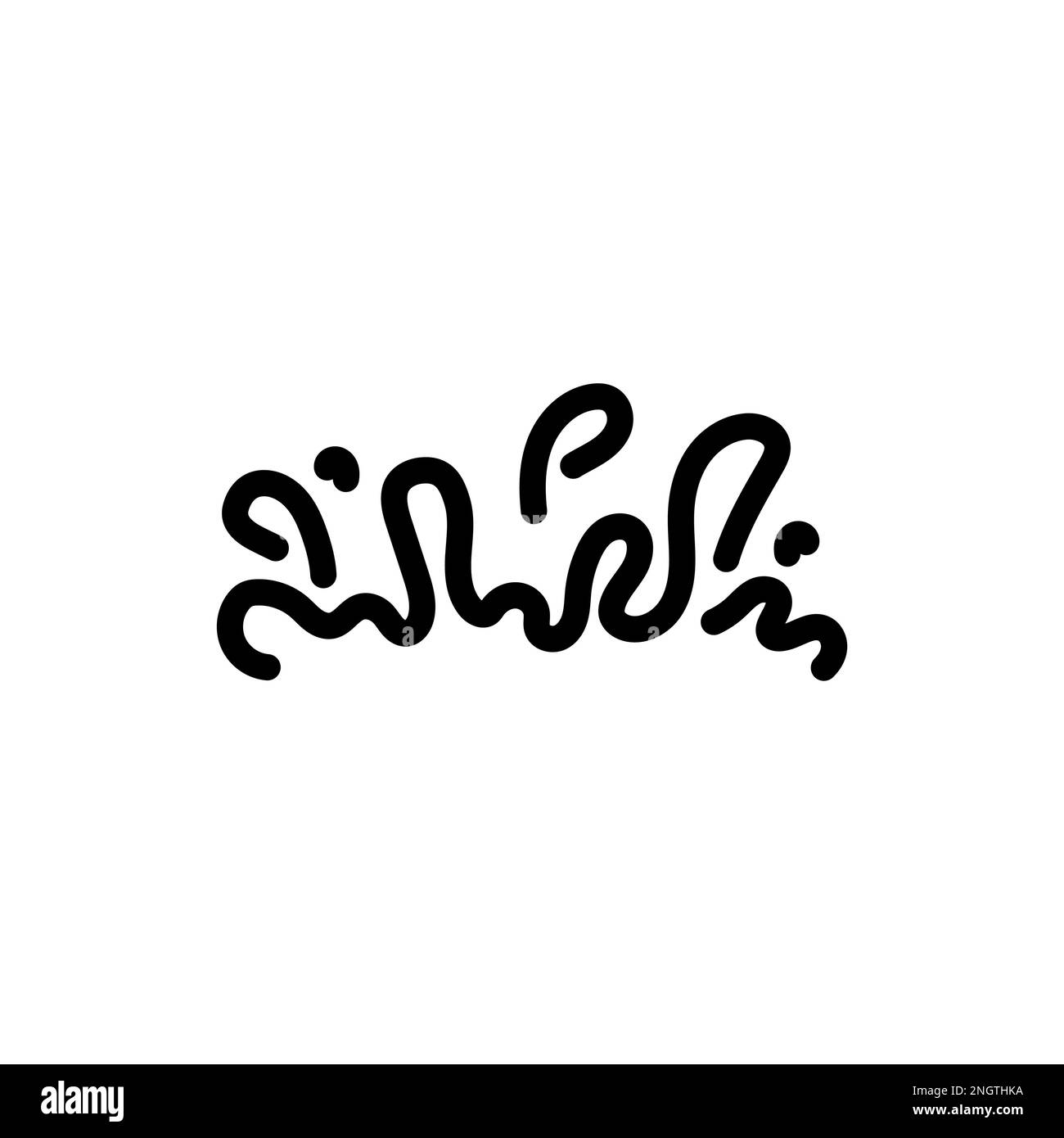 Water splash color line icon. Liquid flow Stock Vector Image & Art - Alamy