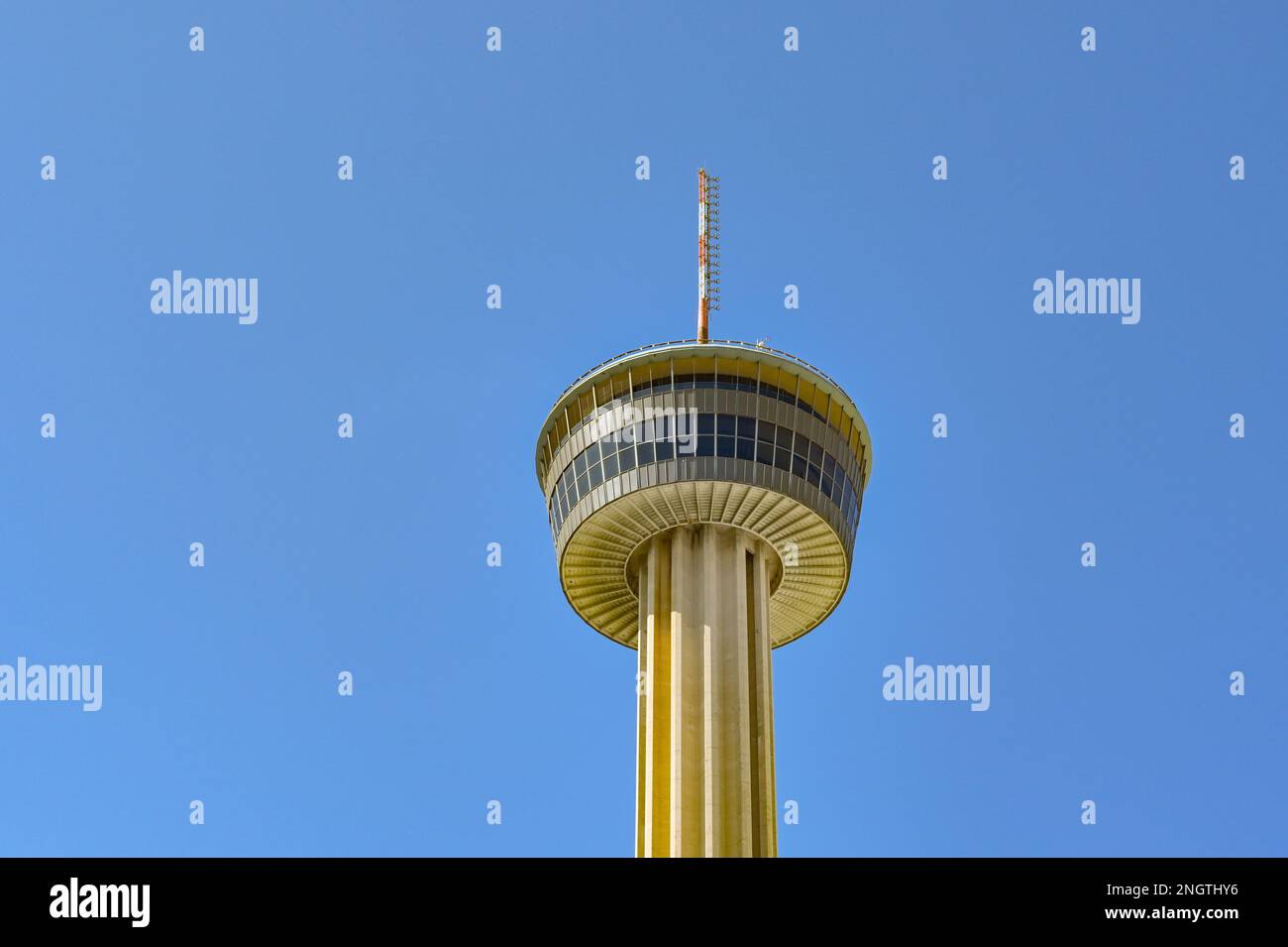 San Antonio, Texas, USA - February 2023: Observation deck of the Tower ...