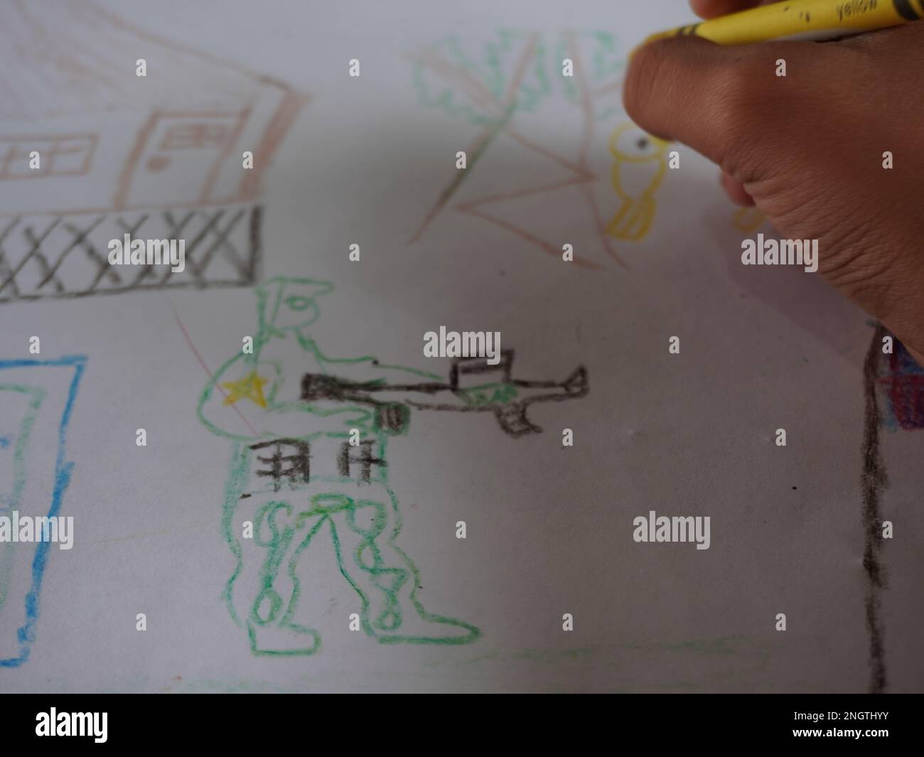 Palapag, Philippines. 19th February, 2023. While the parents of the ...