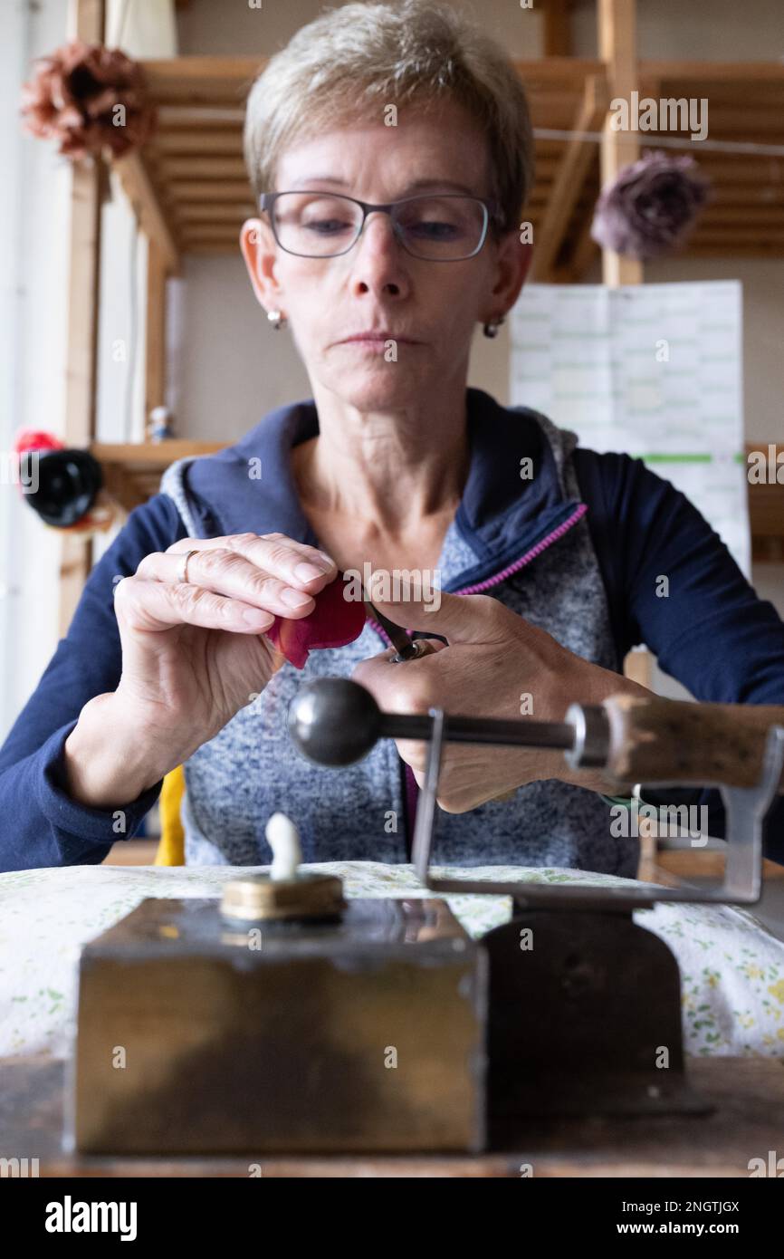 Wallroda, Germany. 27th Oct, 2022. In the workshop of the Steyer ...
