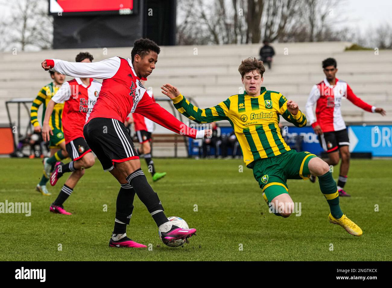 Rotterdam - Mohammed Fuaad during the match between Feyenoord O17 and ...