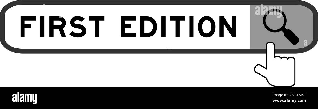 1st edition Stock Vector Images - Alamy