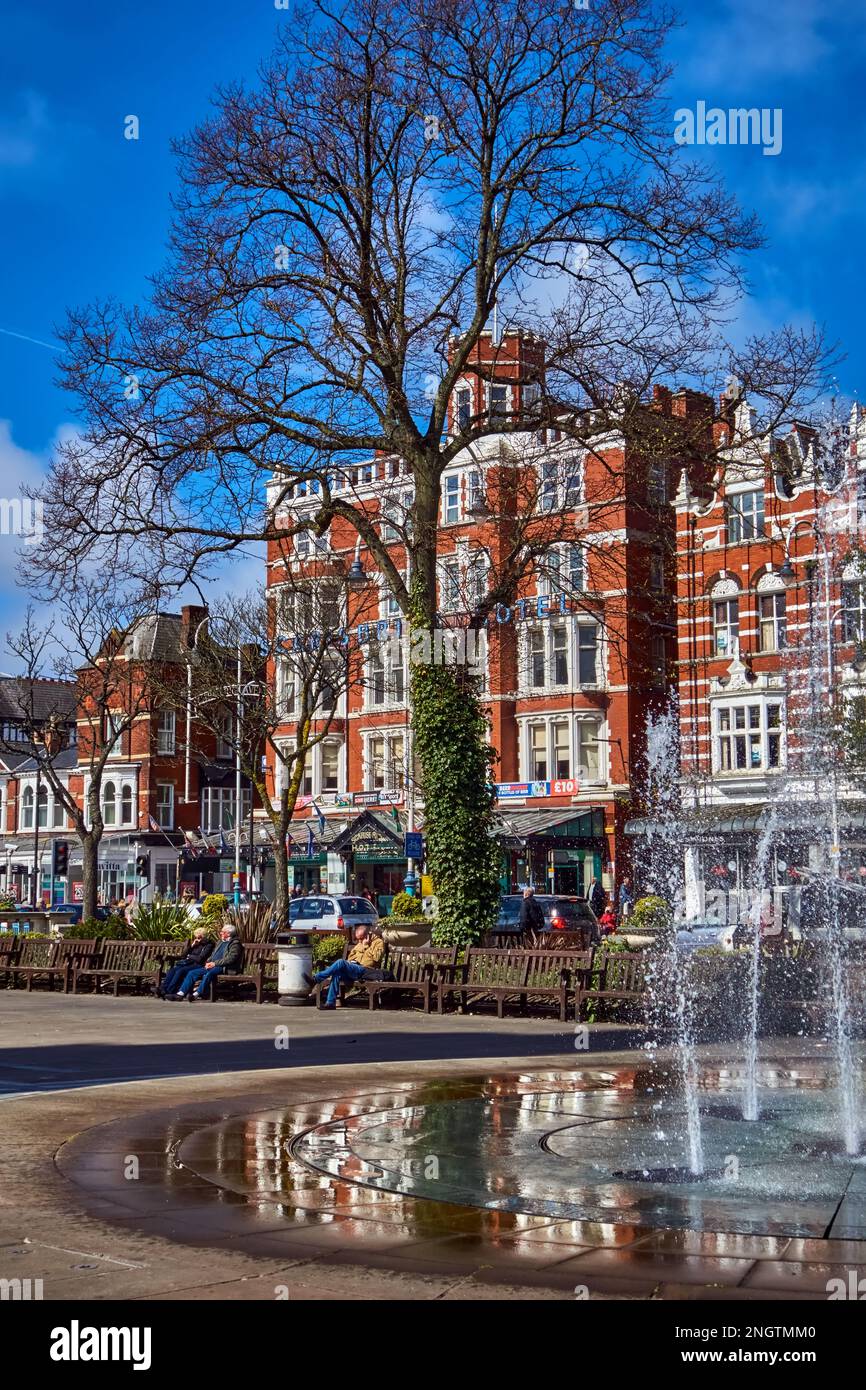 The Scarisbrick Hotel in Lord Street, Southport, Merseyside, England ...