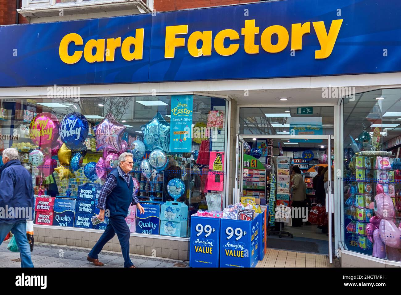 Card Factory shop in Chapel Street, Southport, Merseyside. England ...