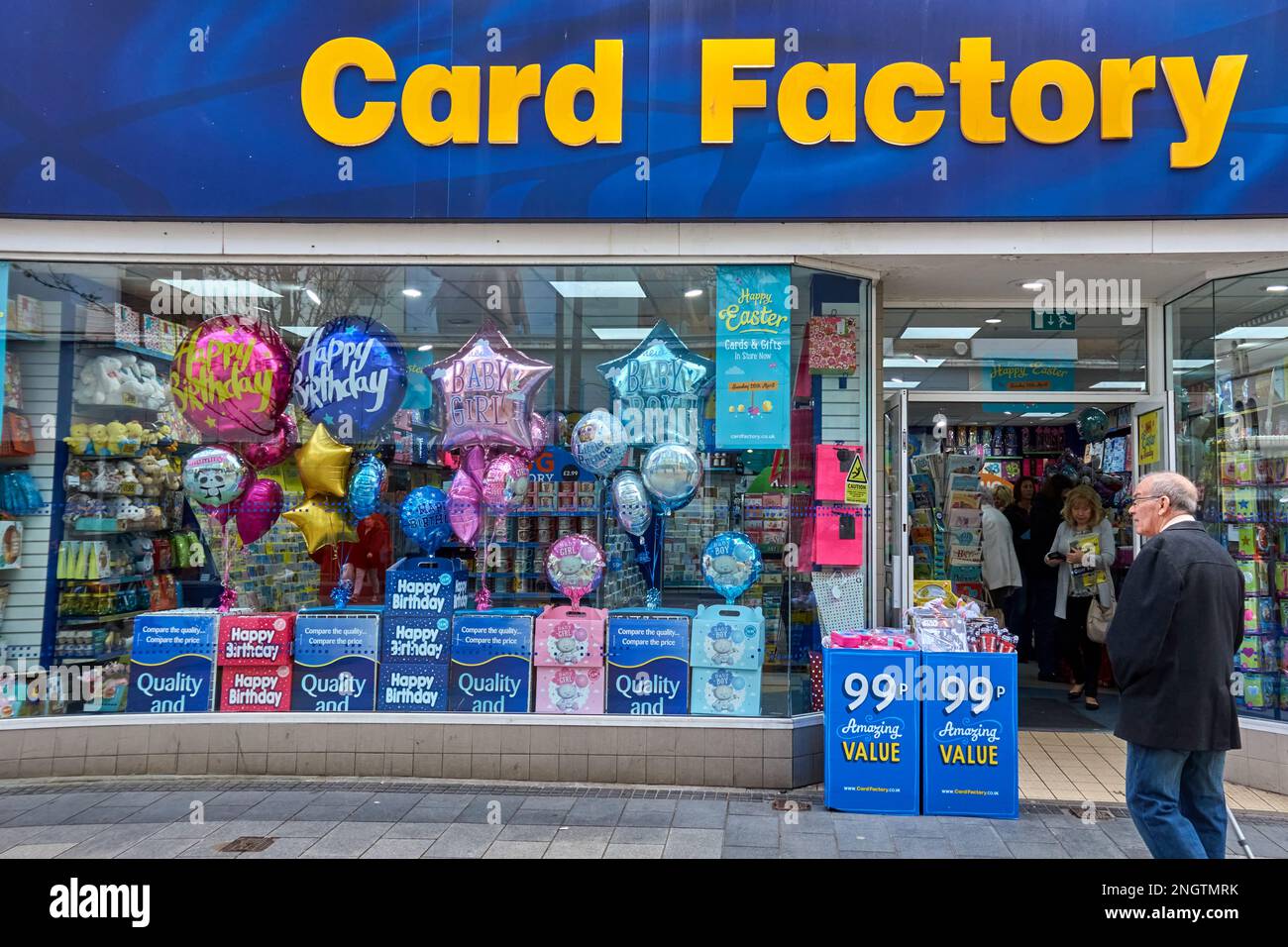 Card Factory shop in Chapel Street, Southport, Merseyside. England ...