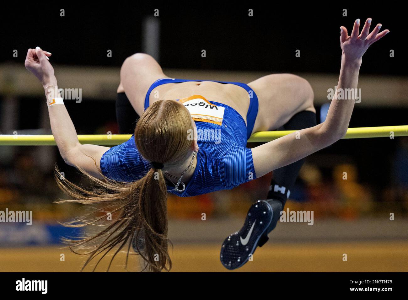 APELDOORN - High jumper Britt Weerman during the second day of the ...