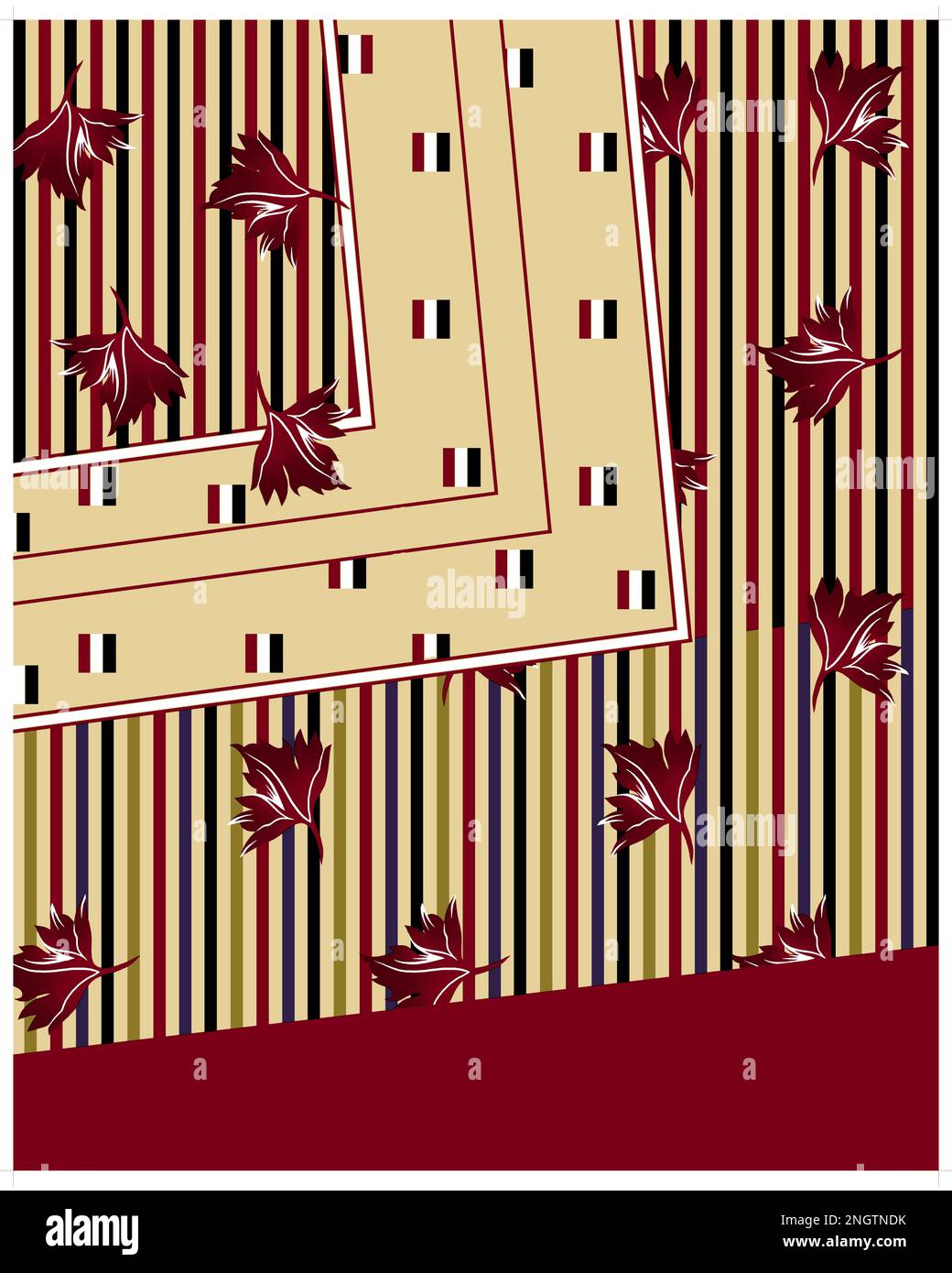 Textile Digital Ikat Ethnic Design Set of damask Border Baroque Pattern ...