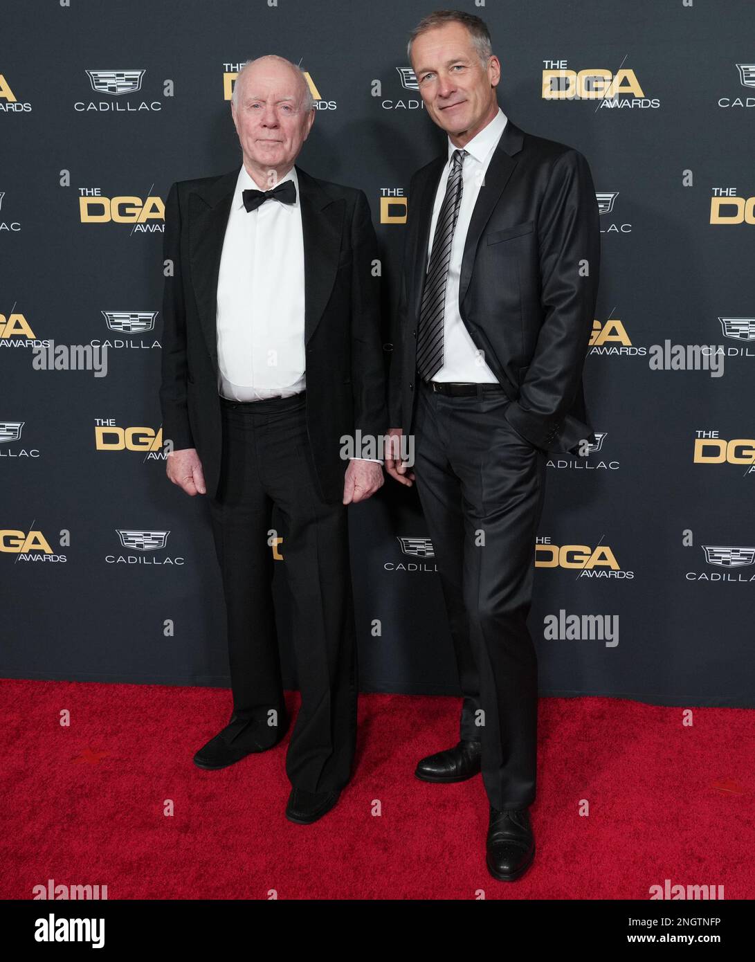 (L-R) Nigel Wooll and Sebastian Fahr-Brix arrives at the 75th Annual ...