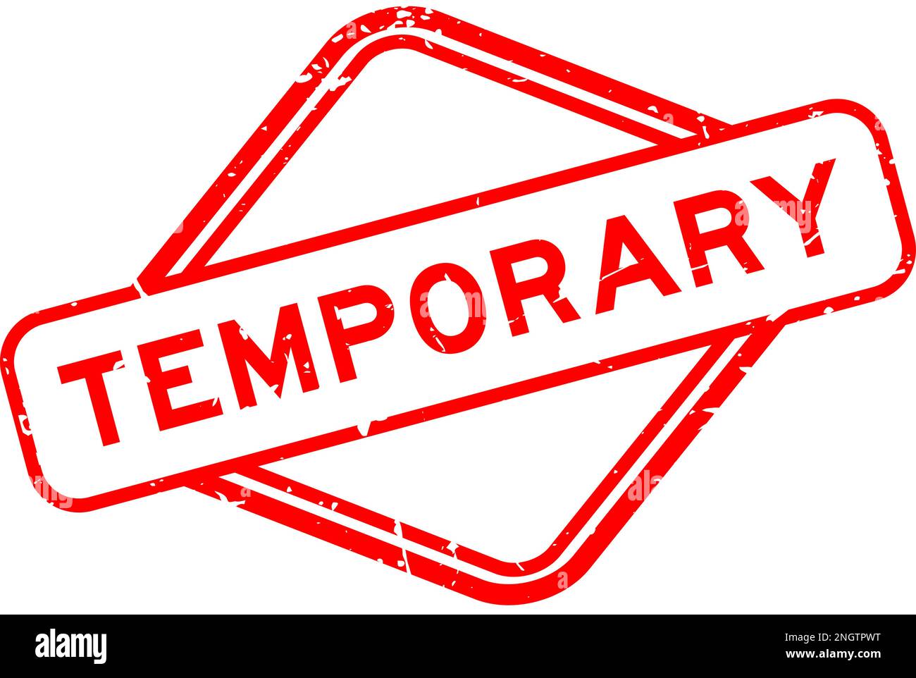 Grunge red temporary word rubber seal stamp on white background Stock Vector Image & Art - Alamy