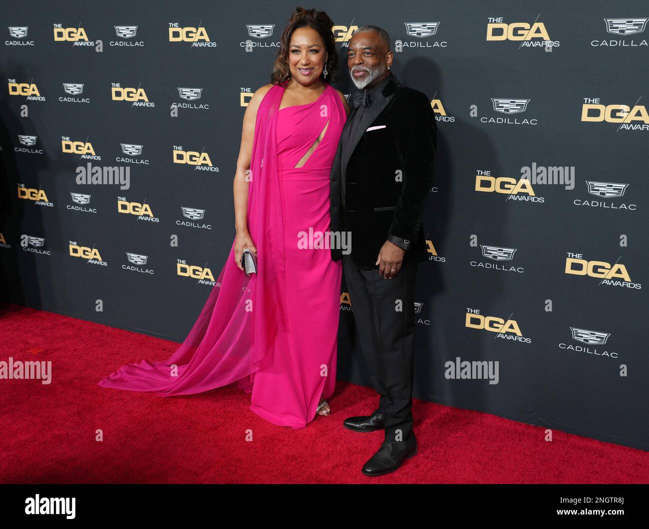 Los Angeles, USA. 18th Feb, 2023. (L-R) Stephanie Cozart Burton and ...