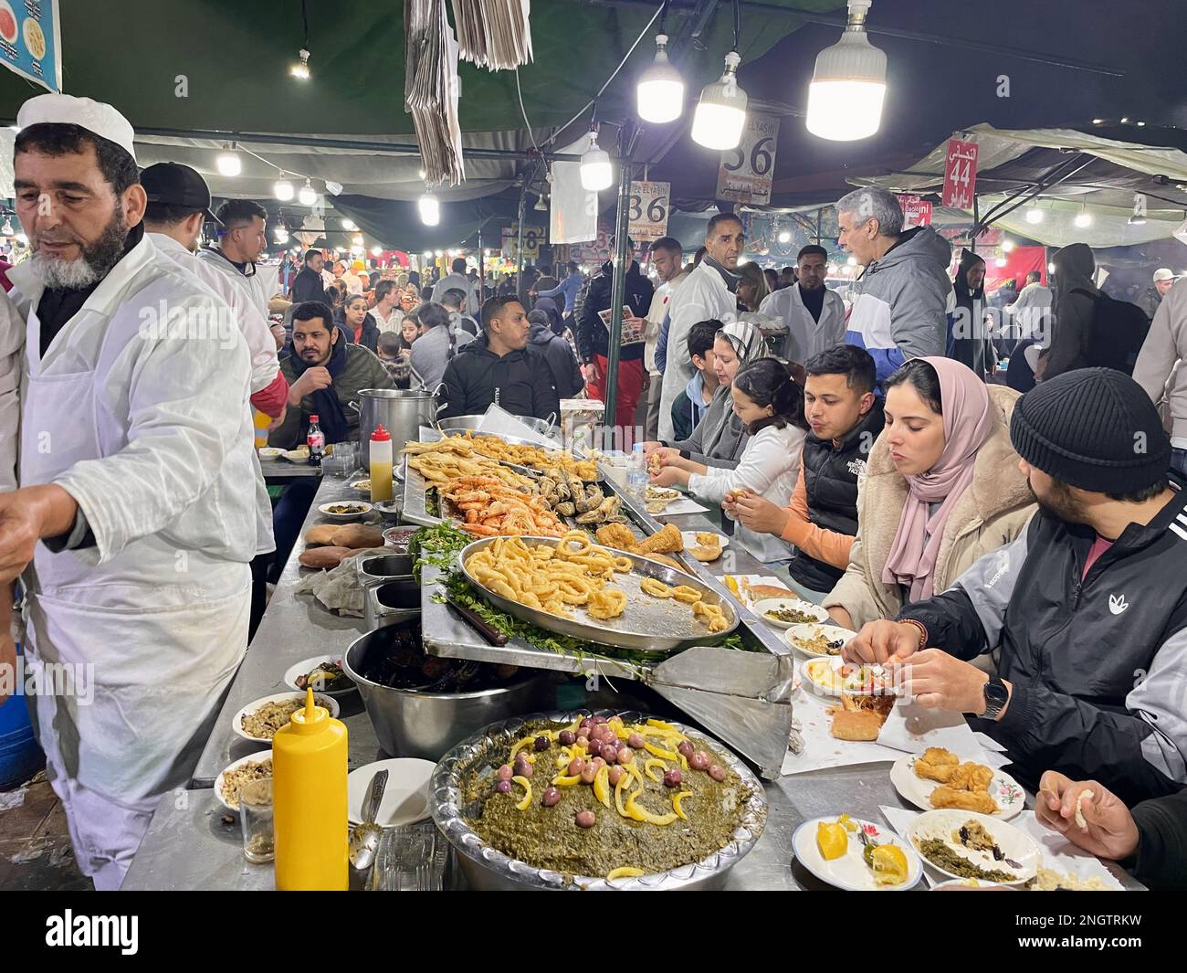 Morocco seafood restaurant hi-res stock photography and images - Alamy