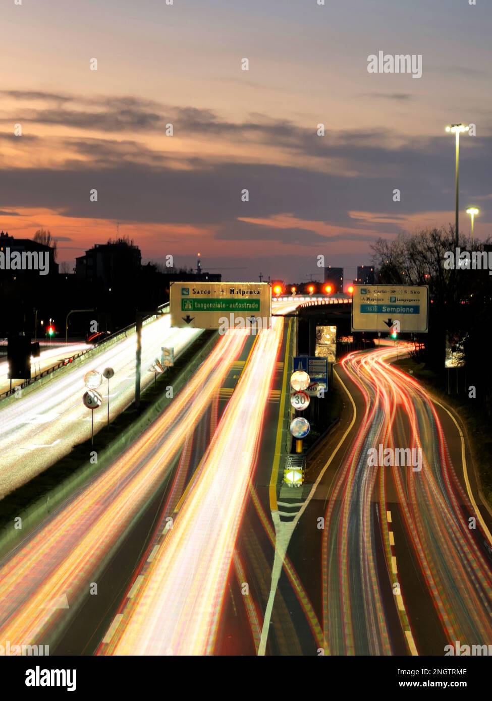 Motorway bridge low angle hi-res stock photography and images - Alamy