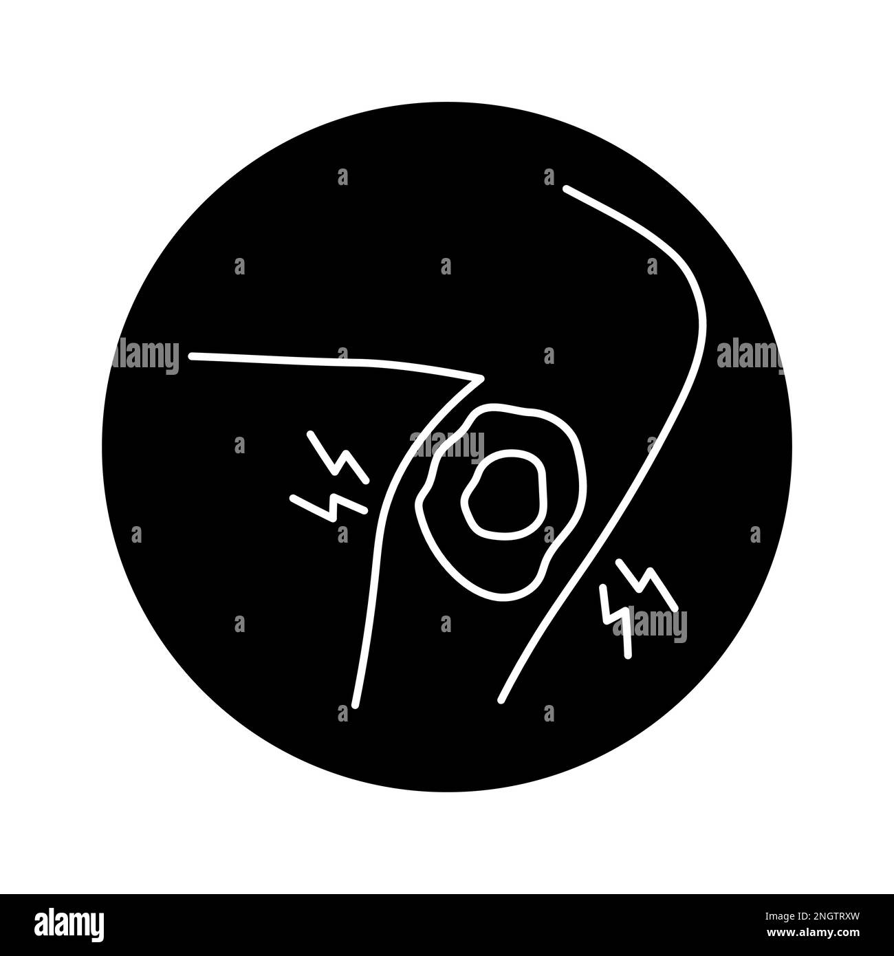 Capillary bleeding from leg color line icon. Injuries concept ...