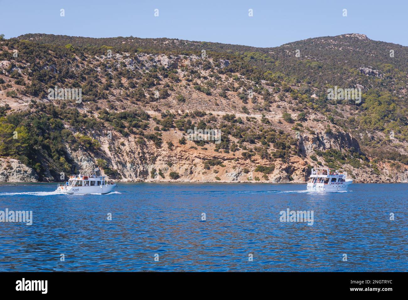 Akamas National Forest on Akamas Peninsula in Cyprus island country ...