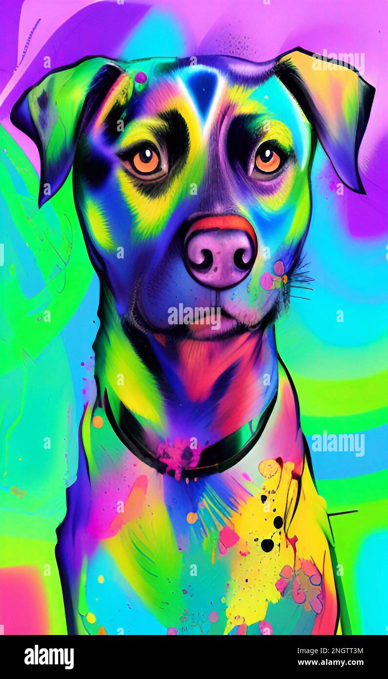 Acrylic painting vector vectors hi-res stock photography and images - Alamy