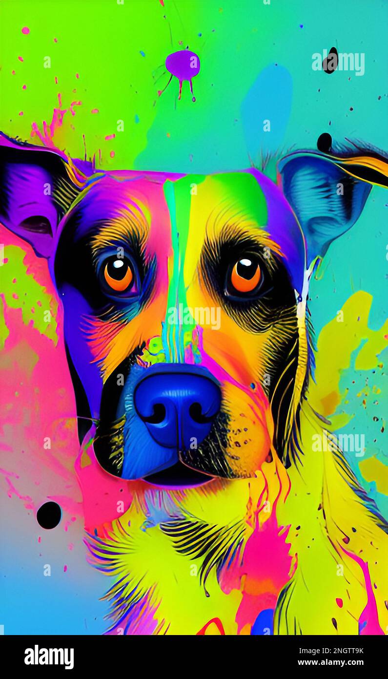 Acrylic painting vector vectors hi-res stock photography and images - Alamy