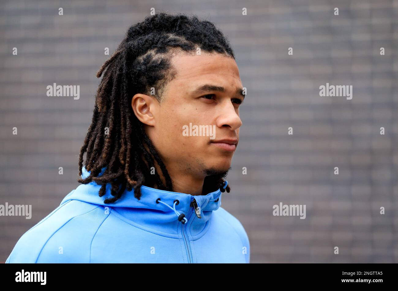 Manchester City's Nathan Ake ahead of the Premier League match at the ...