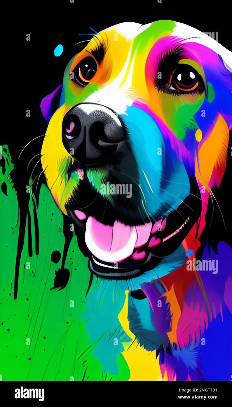 Acrylic painting vector vectors hi-res stock photography and images - Alamy