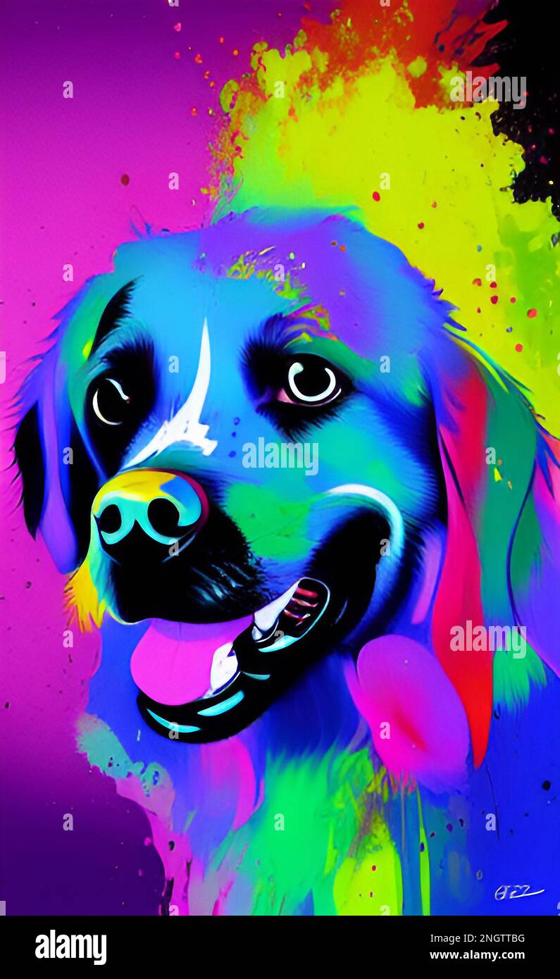 Acrylic painting vector vectors hi-res stock photography and images - Alamy
