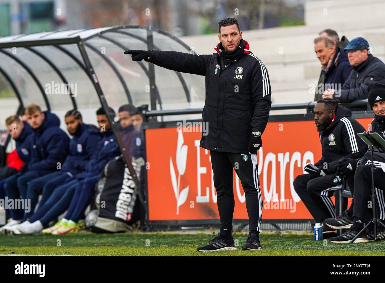 Rotterdam - Feyenoord O21 coach Melvin Boel during the match between ...